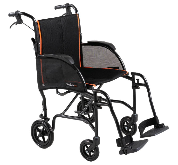 Feather Transport Chair 13lbs - 18" — A-Z Home Medical Equipment